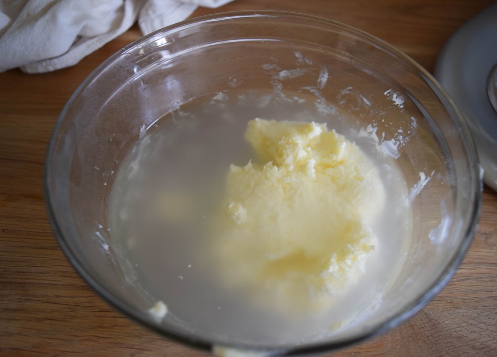 Homemade Butter – a bag of flour